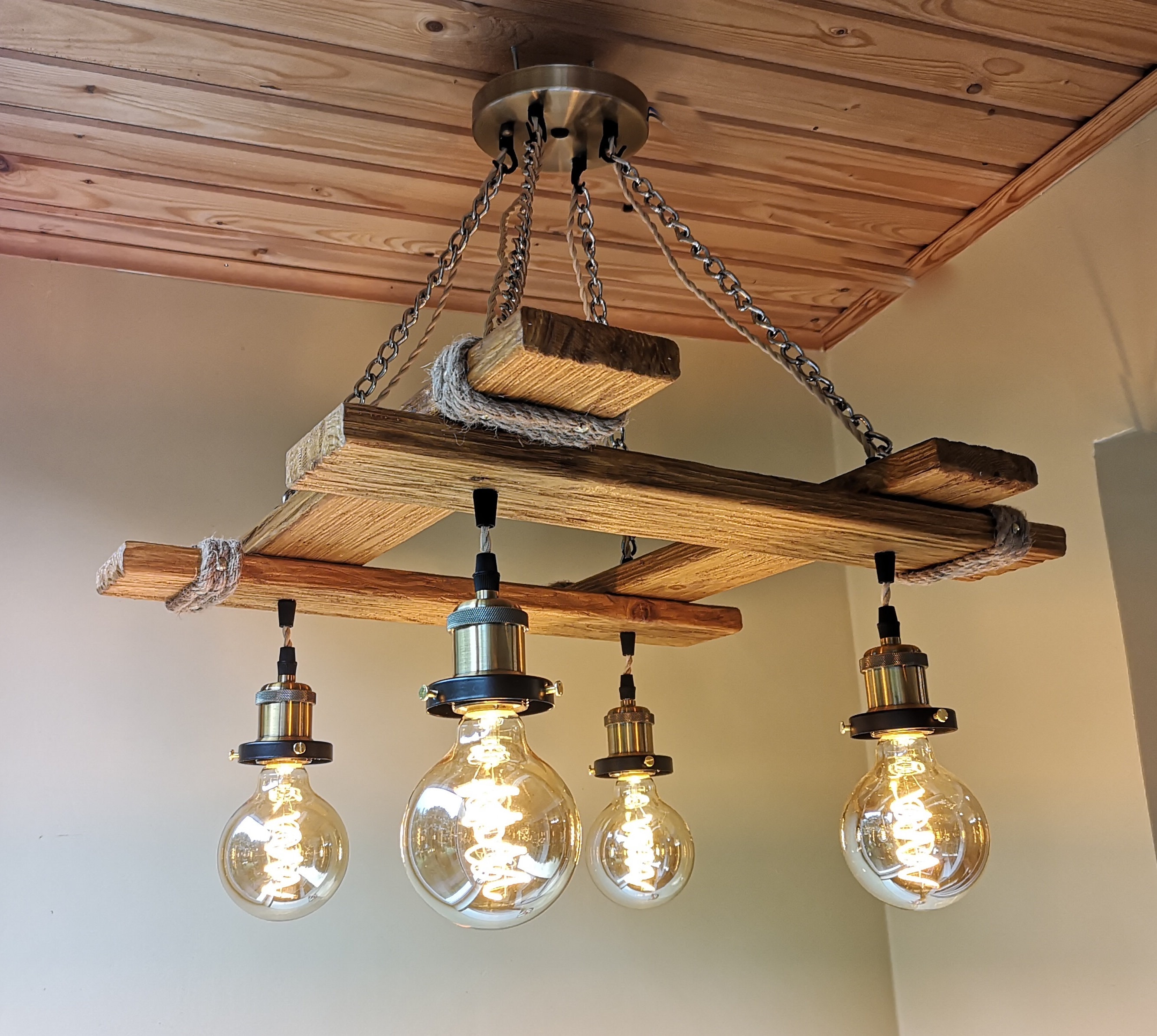 Rustic light fixture