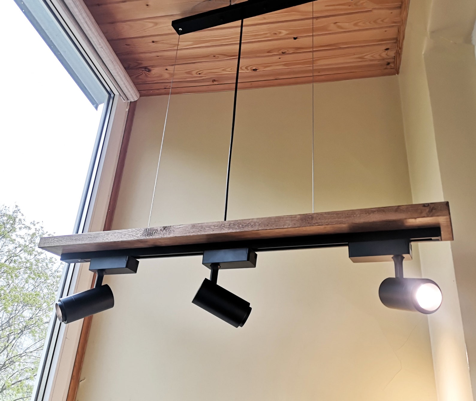 Rustic Farmhouse Beam Light LED Light Light Fixtures | Etsy