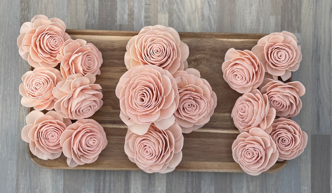Sola Wood Flowers, Blush Pink, Wood Flowers, Crafting, DIY Crafts, Dyed ...