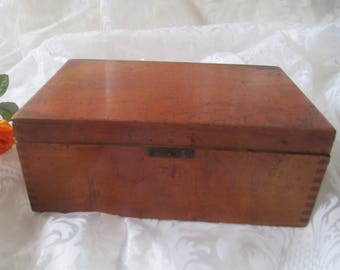 Antique wooden box | Etsy