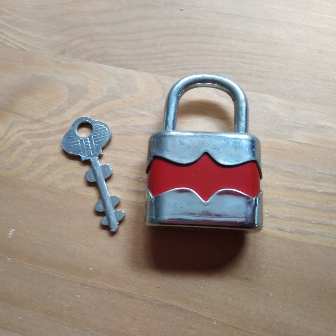 Vintage Small Lock Lock Small Lock Lock With Key 70s 80s - Etsy