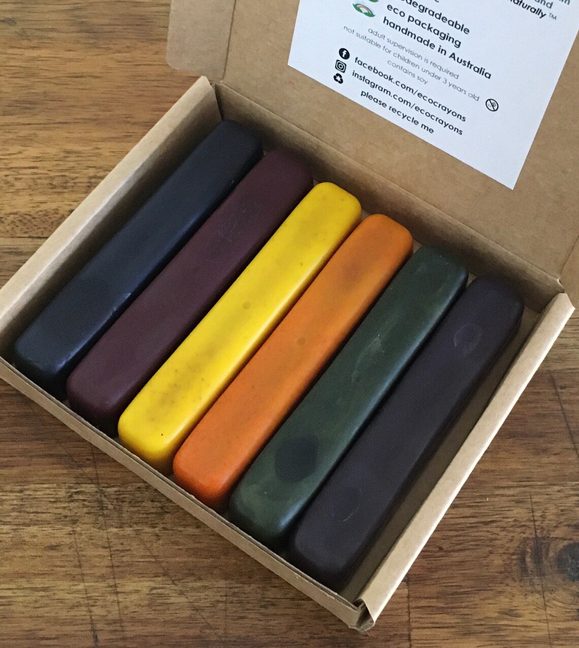 Stick Crayons 100% Natural Plant Based Crayons - Etsy Australia