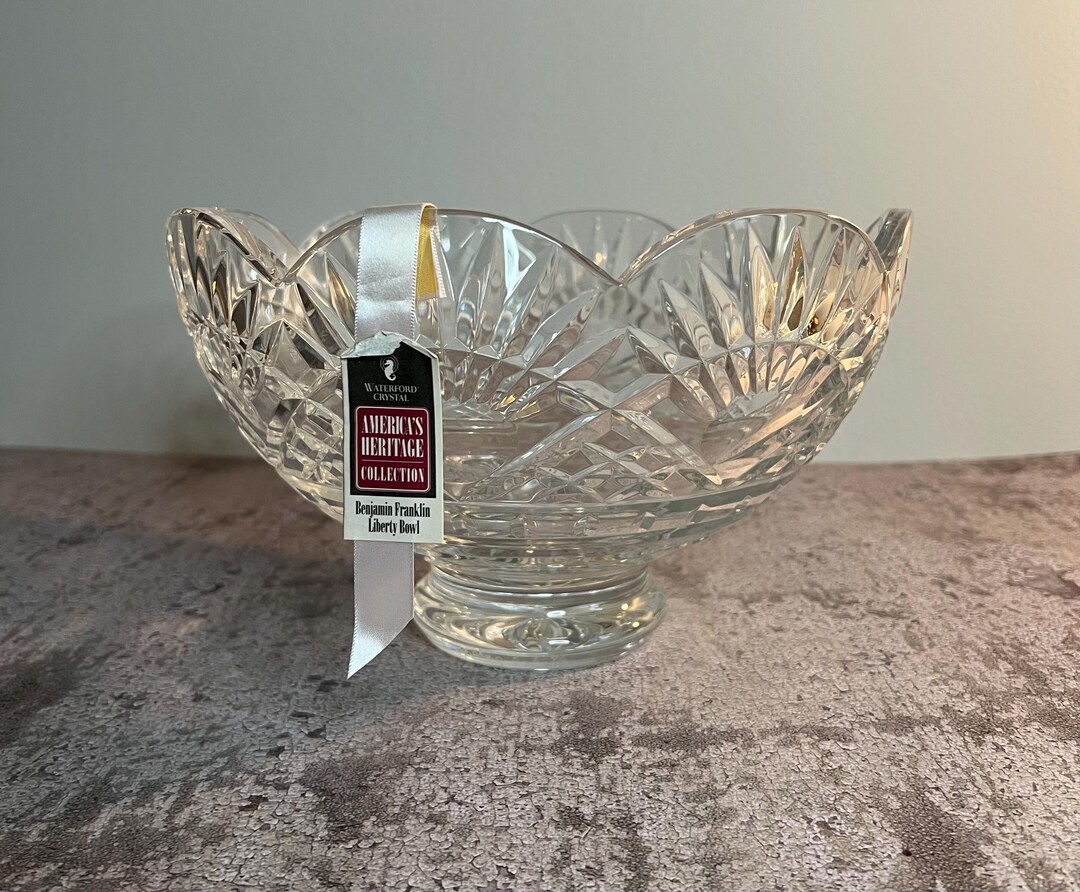 Waterford Crystal Benjamin Franklin Liberty Bowl, America’s Heritage ...