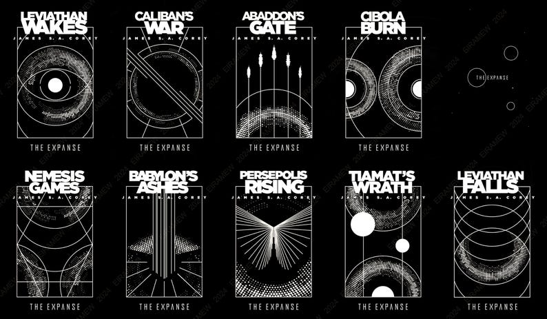The Expanse Book Sleeves Files [paperback/softcover] - Etsy