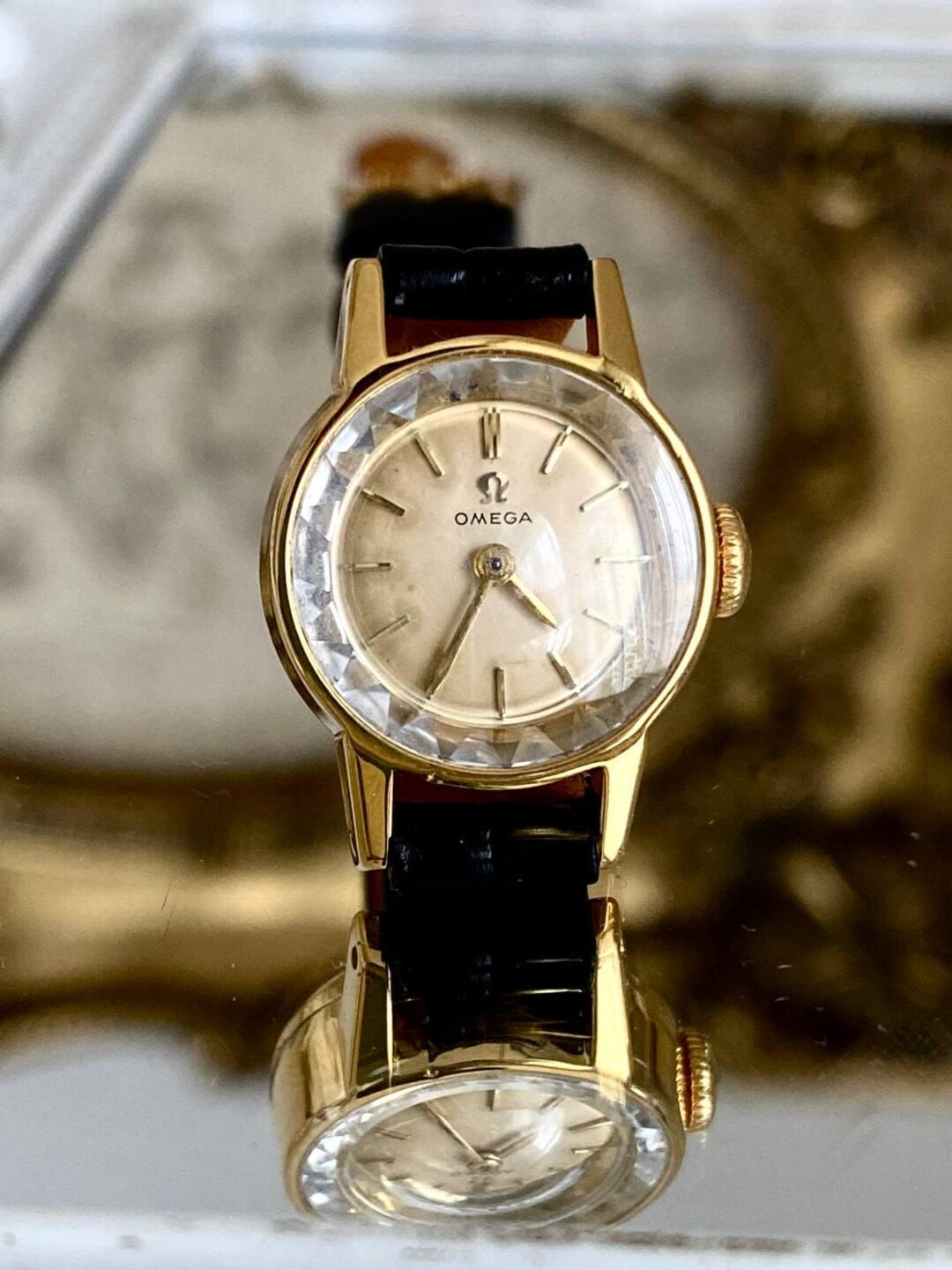 OMEGA Cut Glass Manual Wind Classic Watch - Etsy