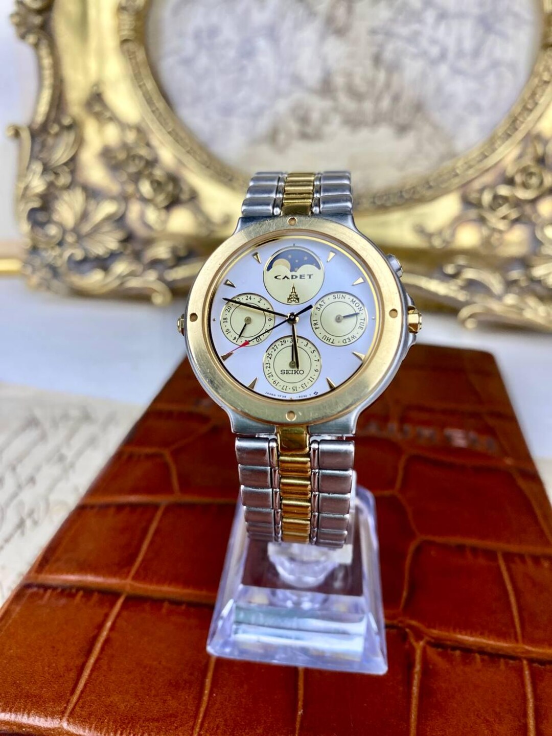 Seiko Cadet Moonphase Watch - Etsy