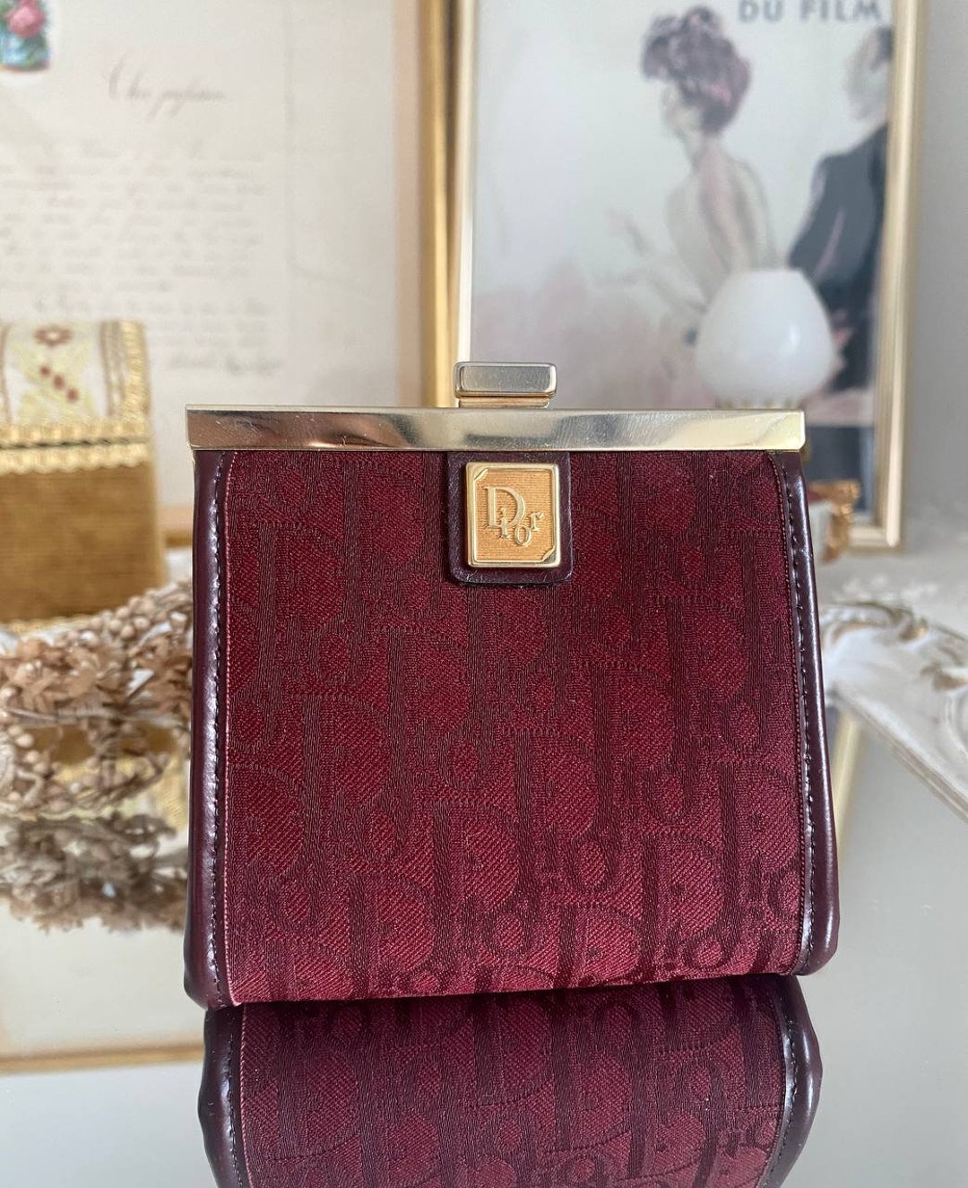 Christian Dior Classic Vintage Coin Case - Etsy
