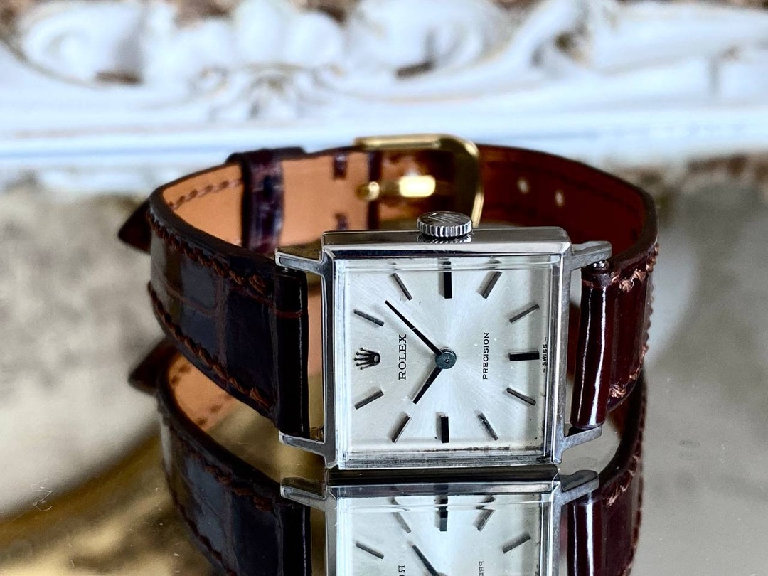 ROLEX Square Manual Wind Wrist Watch - Etsy