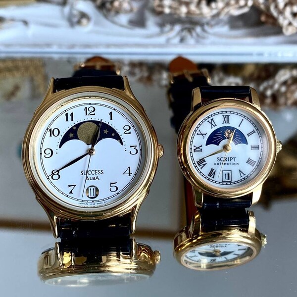 Seiko Half Moon Watch - Etsy