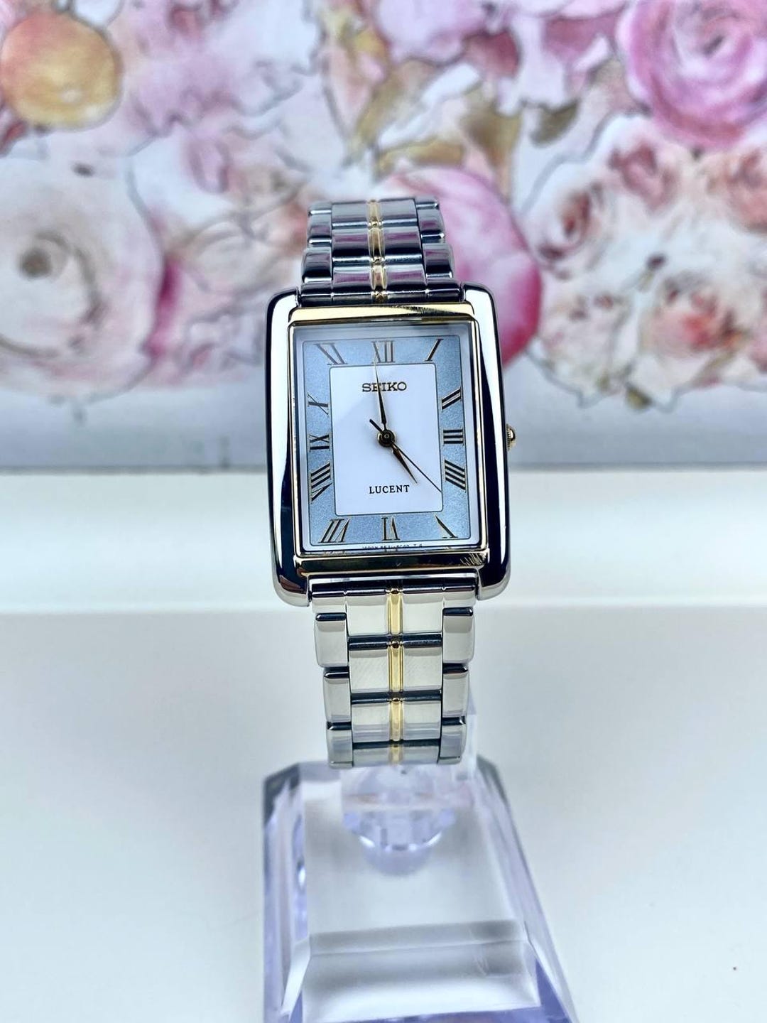 Seiko Golden Roman Blue Dial Watch - Etsy