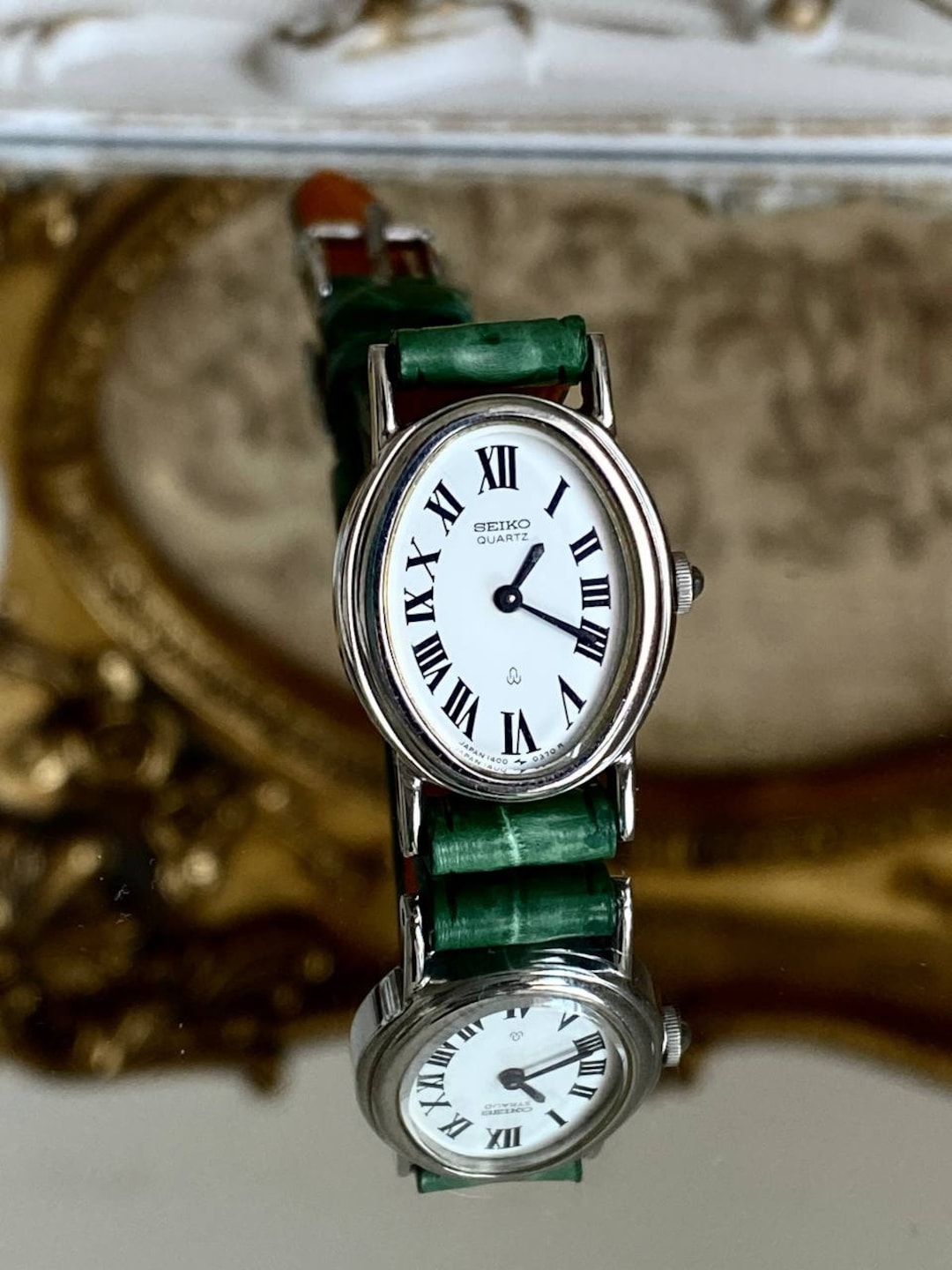 Seiko Oval Roman Dial Wrist Watch - Etsy