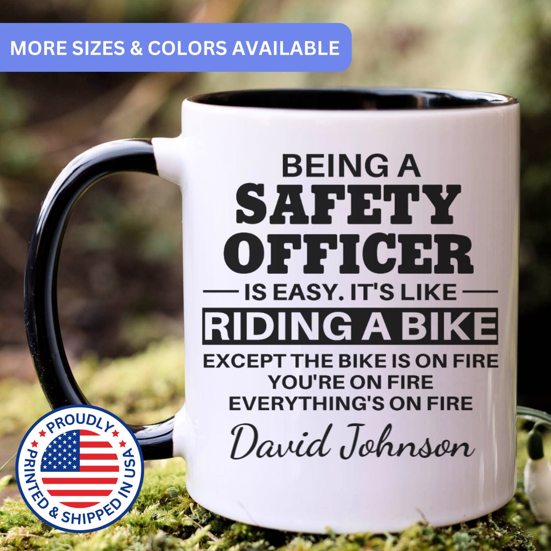 Safety Officer Gift, Safety Officer Mug, New Safety Officer, Best ...