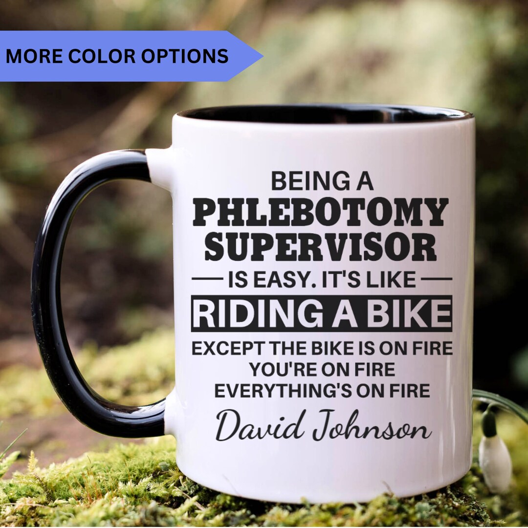 Phlebotomy Supervisor Mug, Phlebotomy Supervisor Gift, Phlebotomy ...