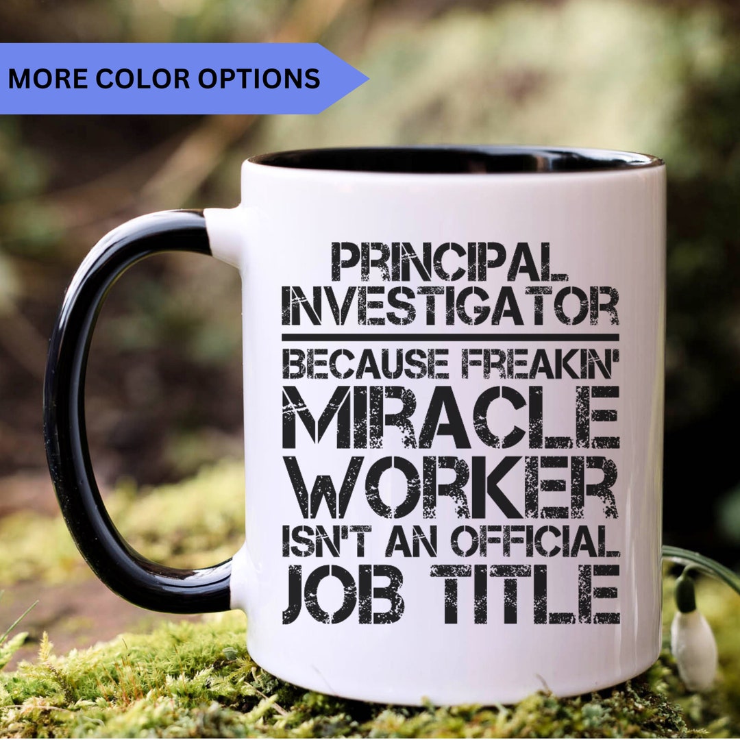 Principal Investigator Gifts, Principal Investigator Mug, Gift for ...