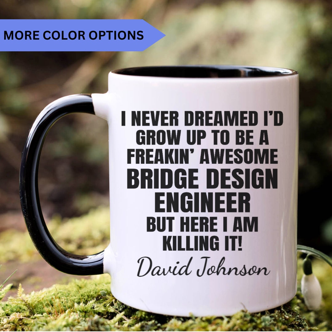 Personalized Bridge Design Engineer, Gift for Bridge Design Engineer ...
