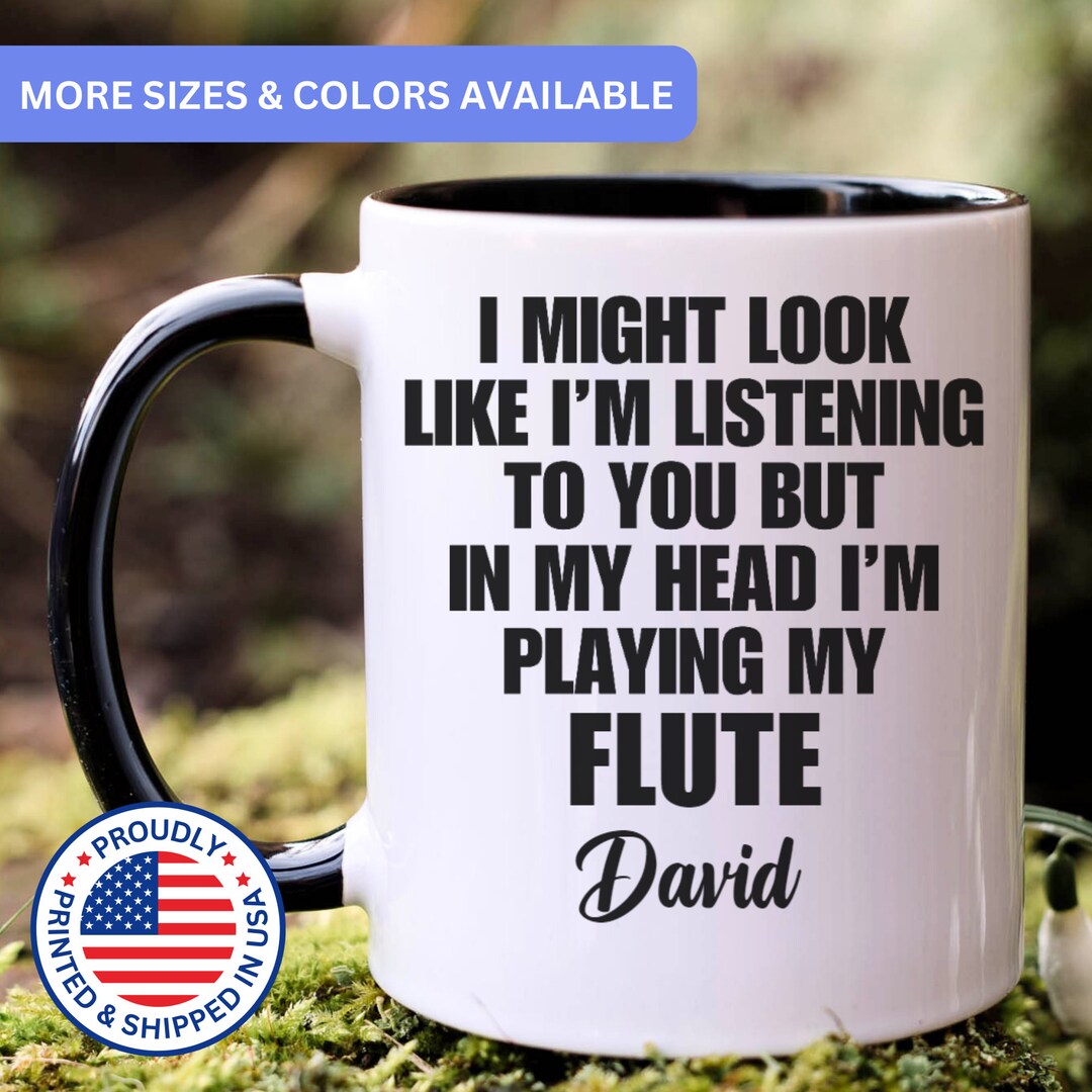Personalized Flute Mug, Flute Gift, Flute Player Gift, Flute Gifts ...
