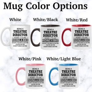 Theatre Director Mug, Theatre Director Gifts, Gift for Theatre Director ...