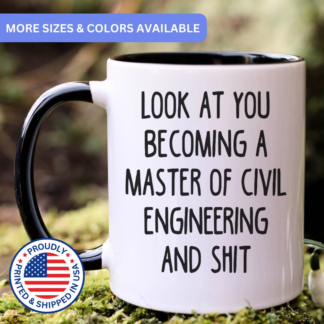 Master of Civil Engineering Graduation Gift for Men and Women, Master ...