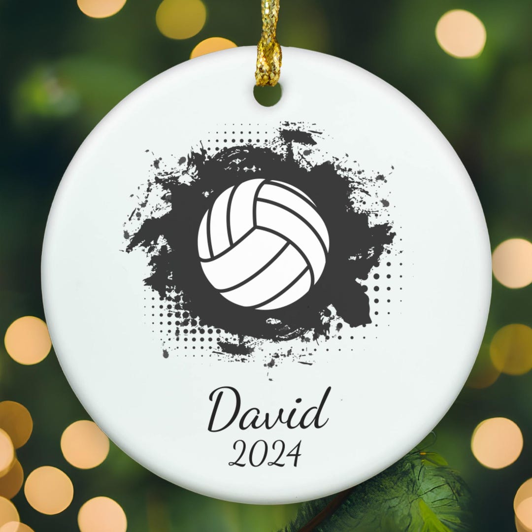 Personalized Netball Ornament, Netball Christmas Ornament, Netball Xmas ...