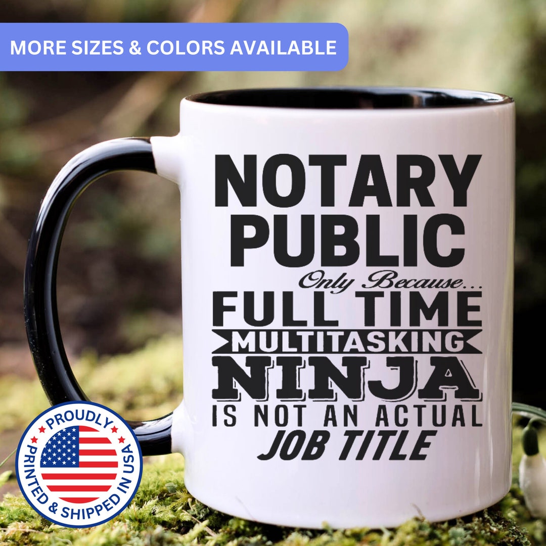 Notary Public Mug, Notary Public Gifts, Gift for Notary Public, Notary ...