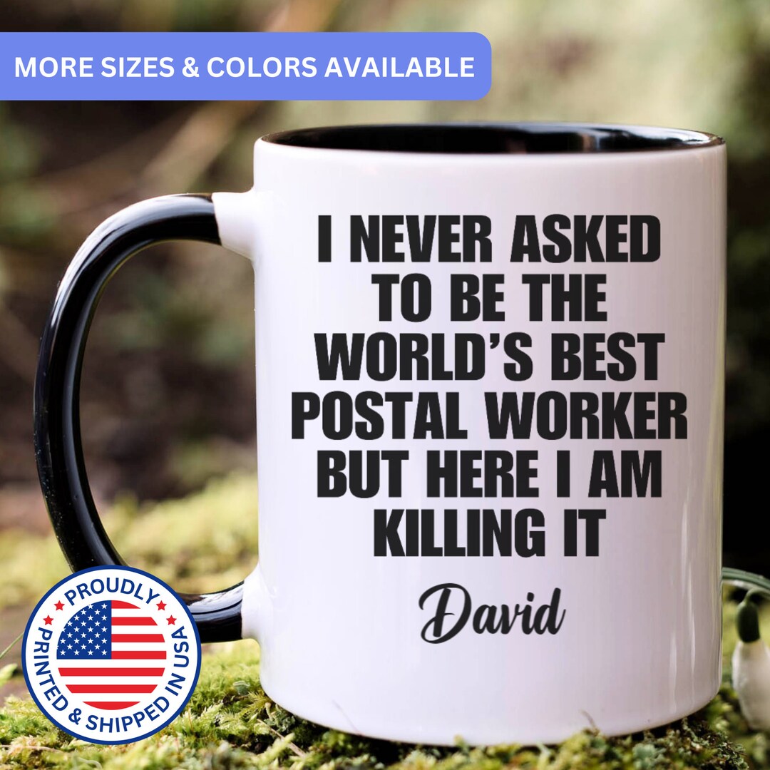 Personalized Postal Worker Mug, Postal Worker Gift, Postal Worker Gifts ...