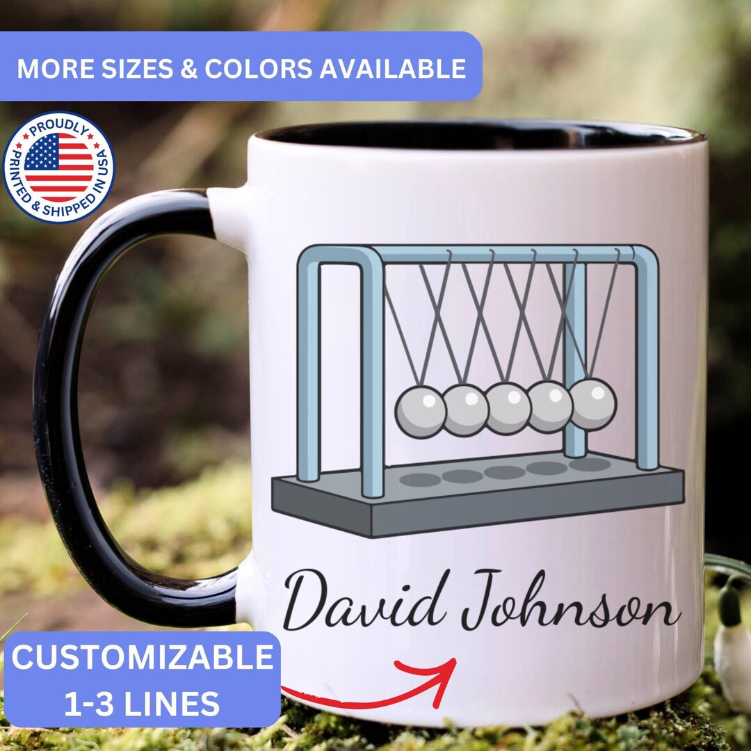 Personalized Pendulum Mug, Custom Pendulum Mug, Pendulum Gift, Pendulum ...