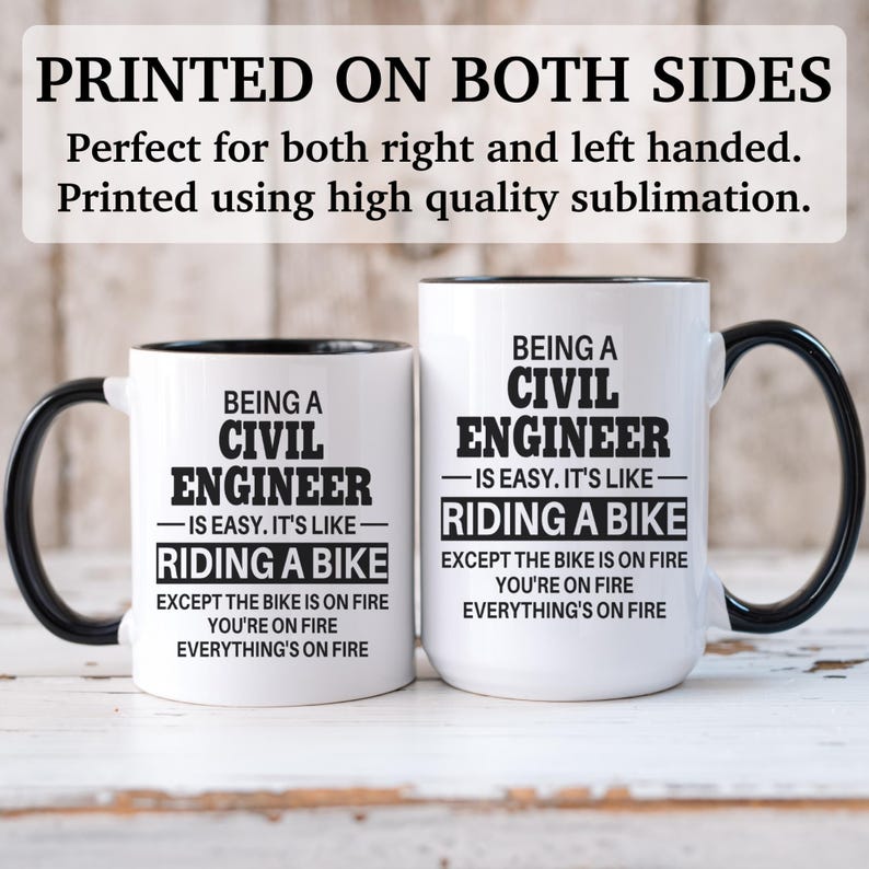 Civil Engineer Mug, Civil Engineer Gifts, Gift for Civil Engineer Gift ...