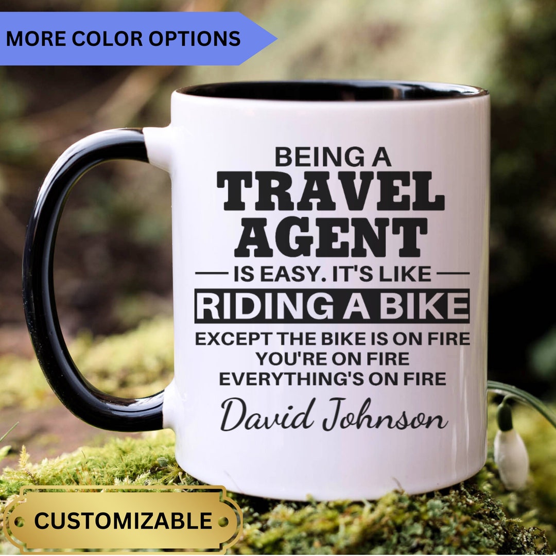 Travel Agent Mug, Travel Agent Gift, Travel Agent Gifts, Travel Agent ...