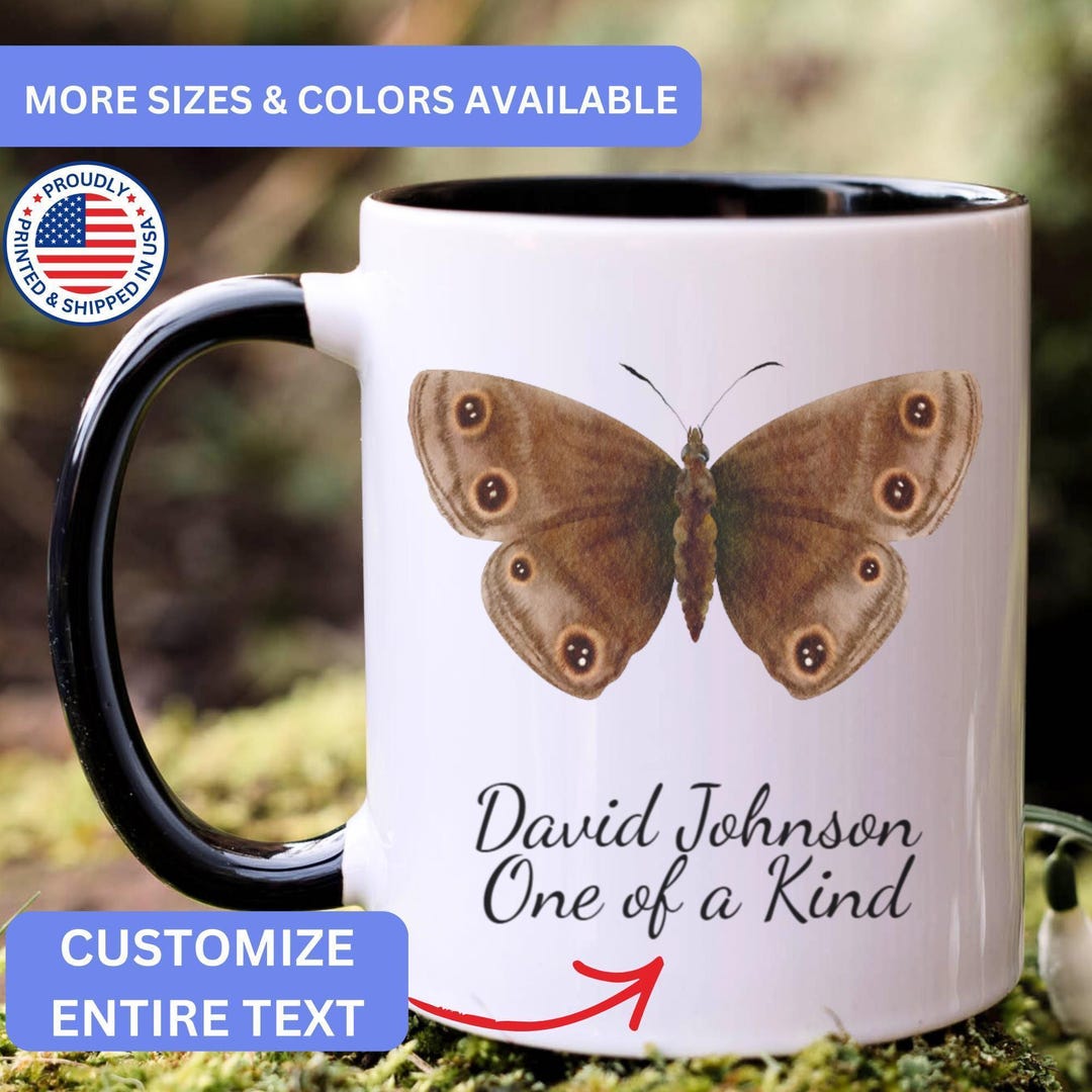 Personalized Moth Mug, Custom Moth Mug, Moth Gift, Moth Gifts, APO061 ...