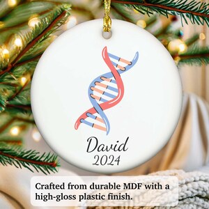 Personalized Dna Ornament, Dna Christmas Ornament, Dna Xmas Ornament ...