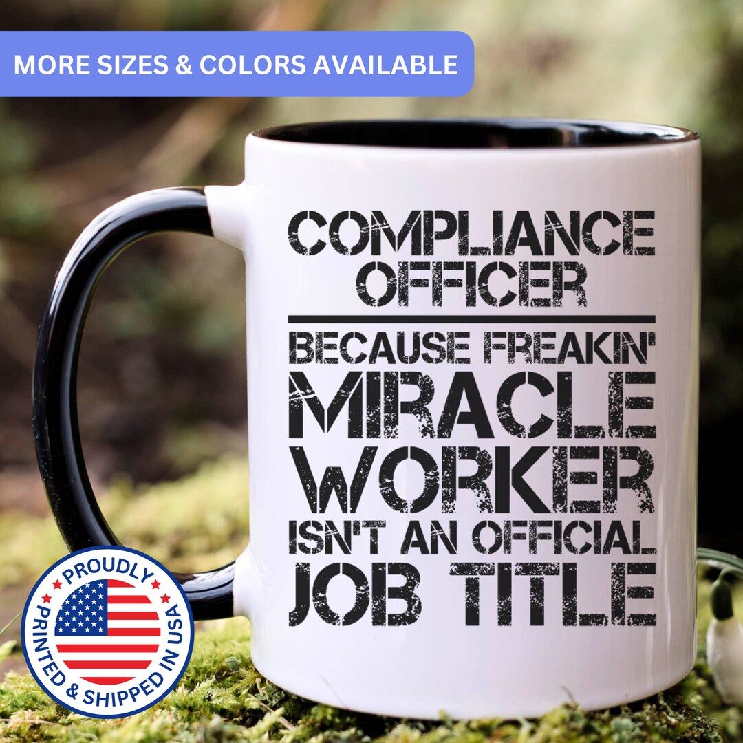 Compliance Officer Gifts, Compliance Officer Mug, Gift for Compliance ...
