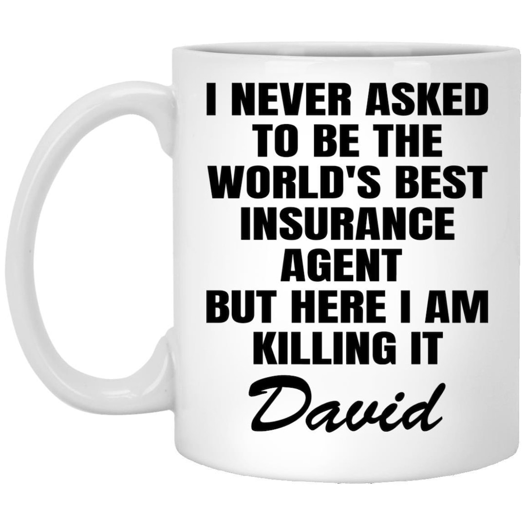 Personalized Insurance Agent Mug Insurance Agent Gift - Etsy