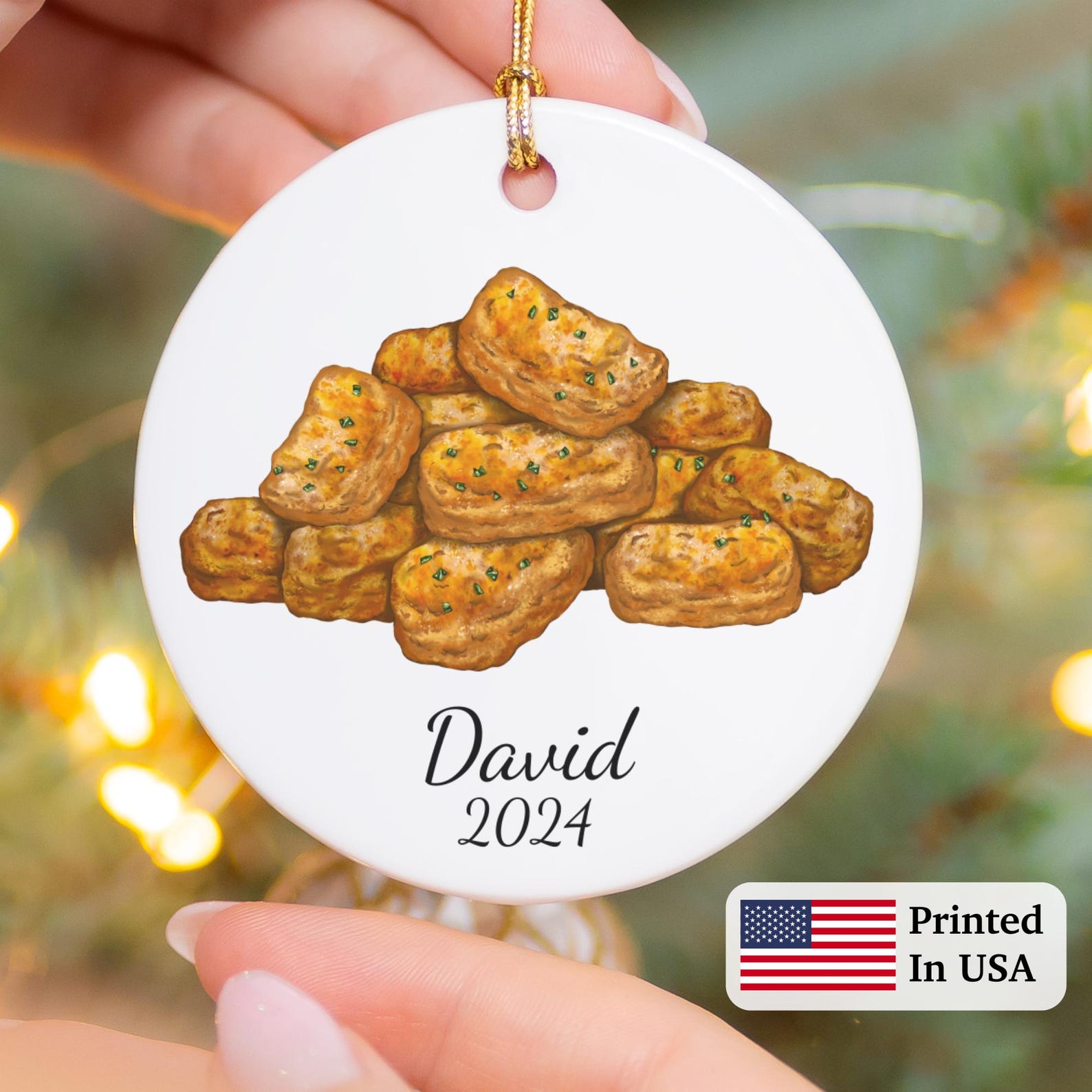 Personalized Tater Tots Ornament, Tater Tots Christmas Ornament, Tater ...