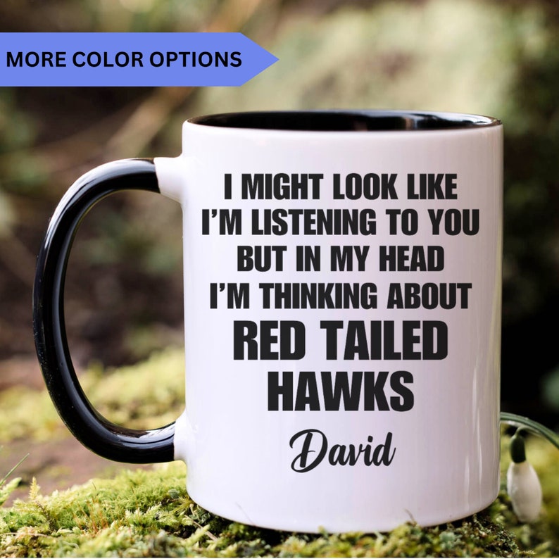 Red Tailed Hawk Mug, Red Tailed Hawk Gift, Red Tailed Hawk Gifts, Red ...