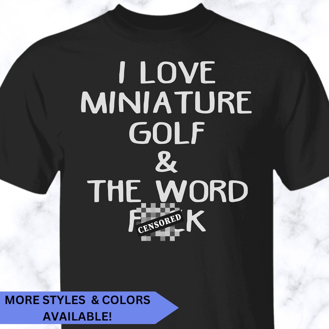 Miniature Golf Shirt, Miniature Golf Unisex Tee, Miniature Golf Tshirt ...