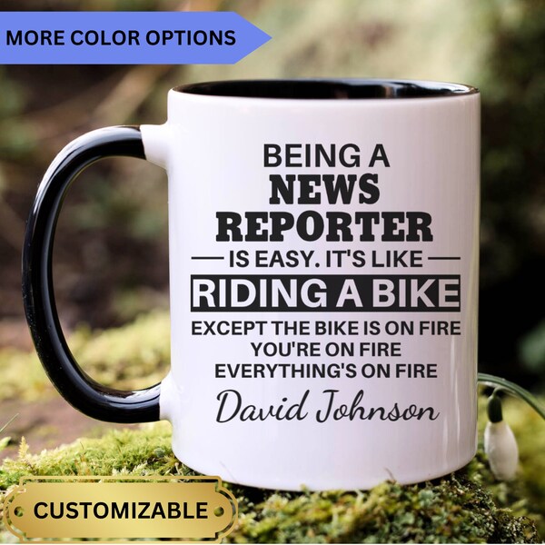 News Reporter - Etsy