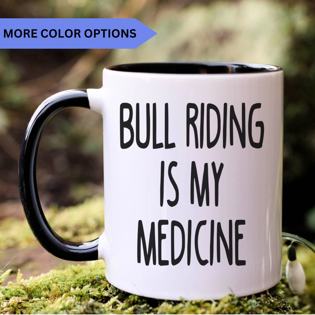 Bull Riding Mug, Bull Riding Gift, Bull Riding Gifts, Bull Riding Cofee ...