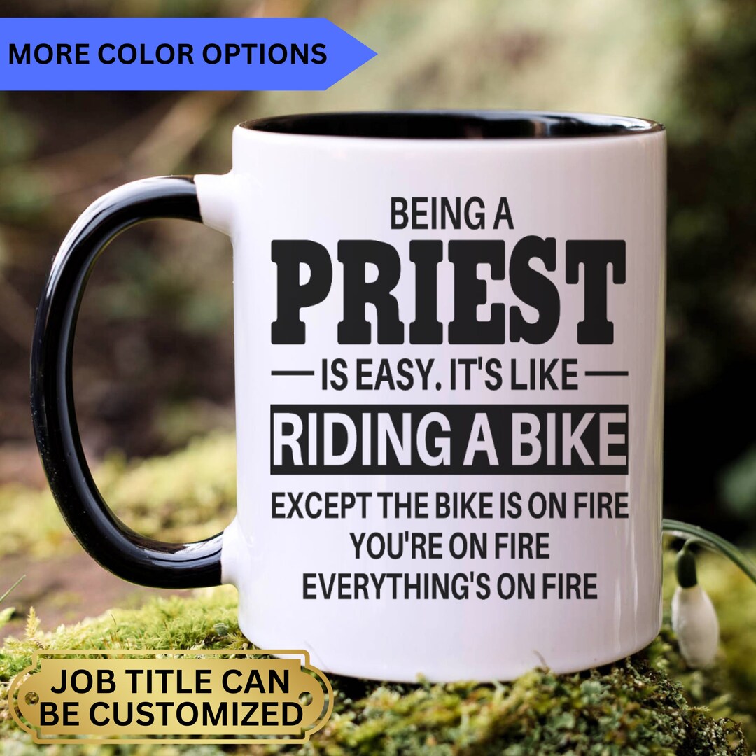 Priest Mug, Priest Gifts, Gift for Priest Gift Idea, Priest Coffee Mug ...
