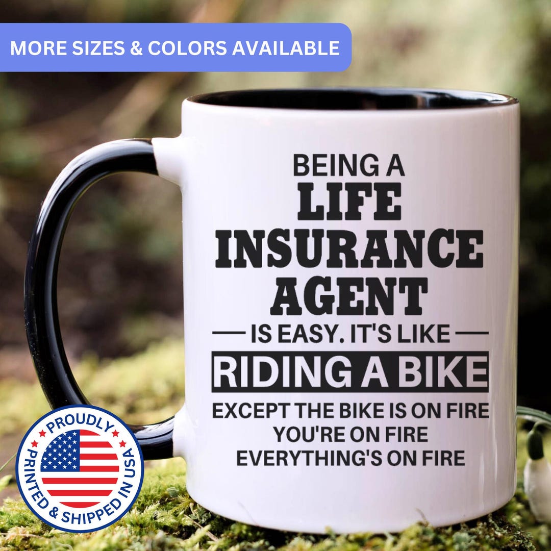 Life Insurance Agent Mug, Life Insurance Agent Gifts, Gift for Life ...
