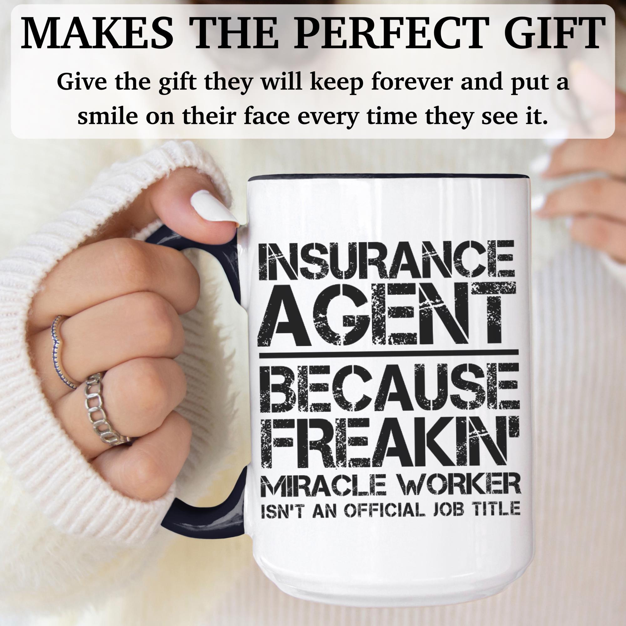 Insurance Agent Gift, Insurance Agent Mug, New Insurance Agent, Best ...