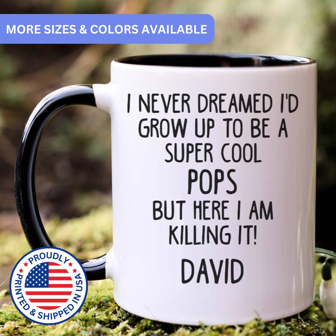 Personalized Pops Mug, Pops Gift, Pops Gifts, Gift for Pops, Pops ...