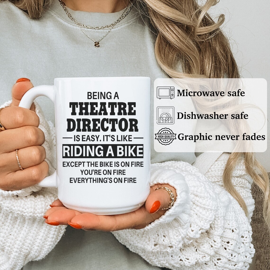 Theatre Director Mug, Theatre Director Gifts, Gift for Theatre Director ...