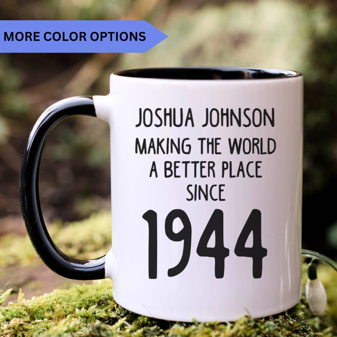 Personalized 80th Birthday Gift, 80th Birthday Mug, 80 Year Old ...