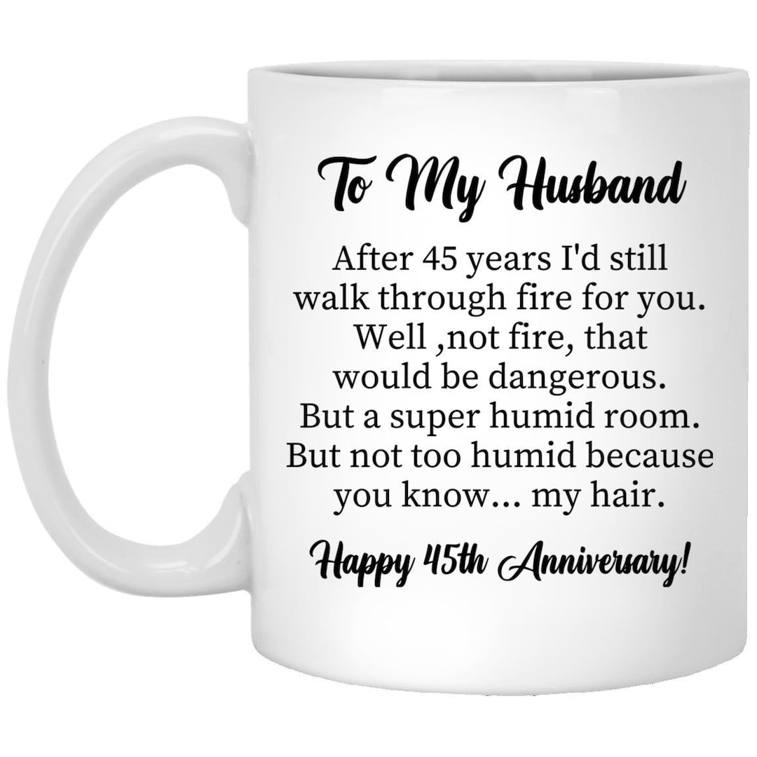 45th Anniversary Gift for Men, 45th Anniversary Gift for Him, 45 Year ...