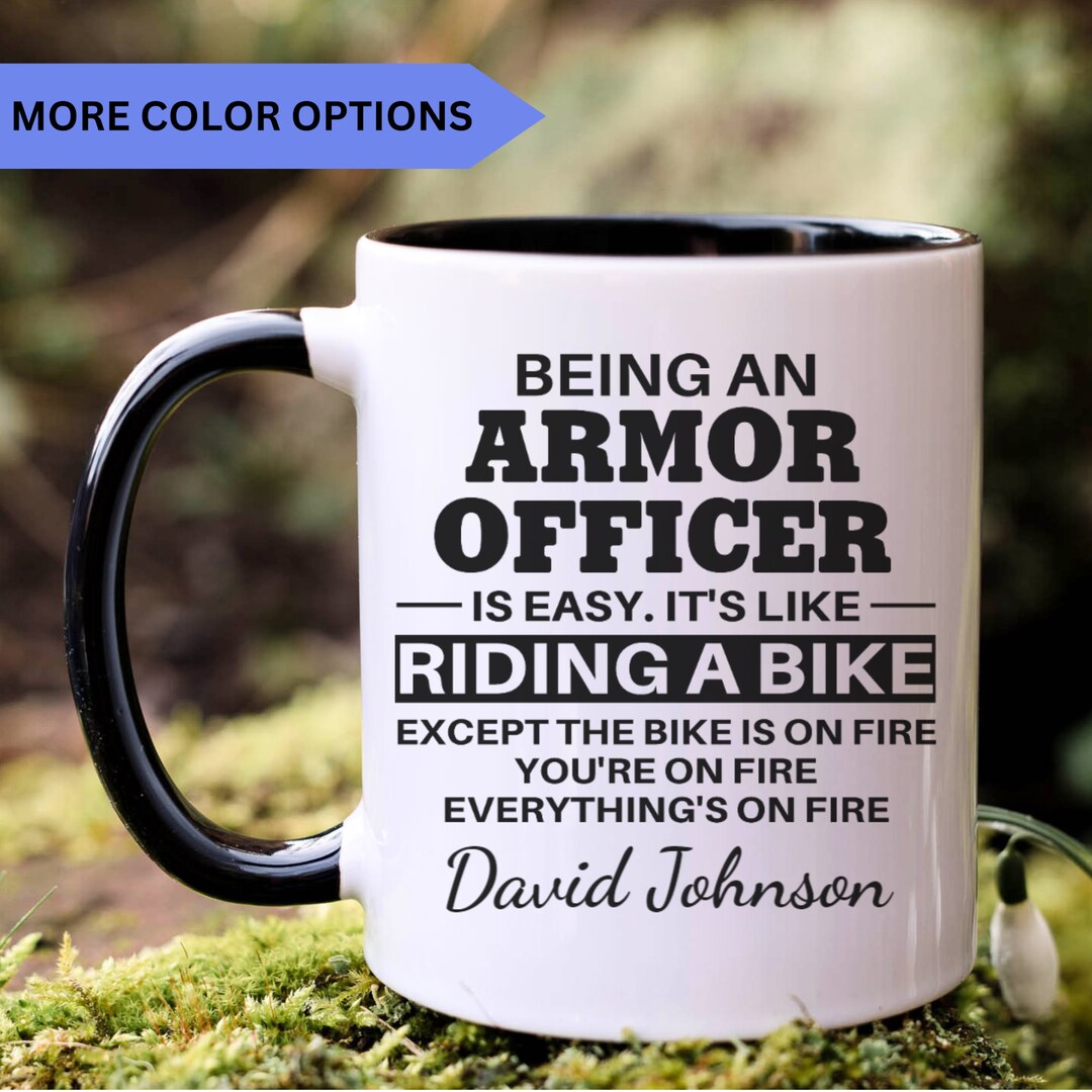 Armor Officer Mug, Armor Officer Gifts, Gift for Armor Officer, APO045 ...