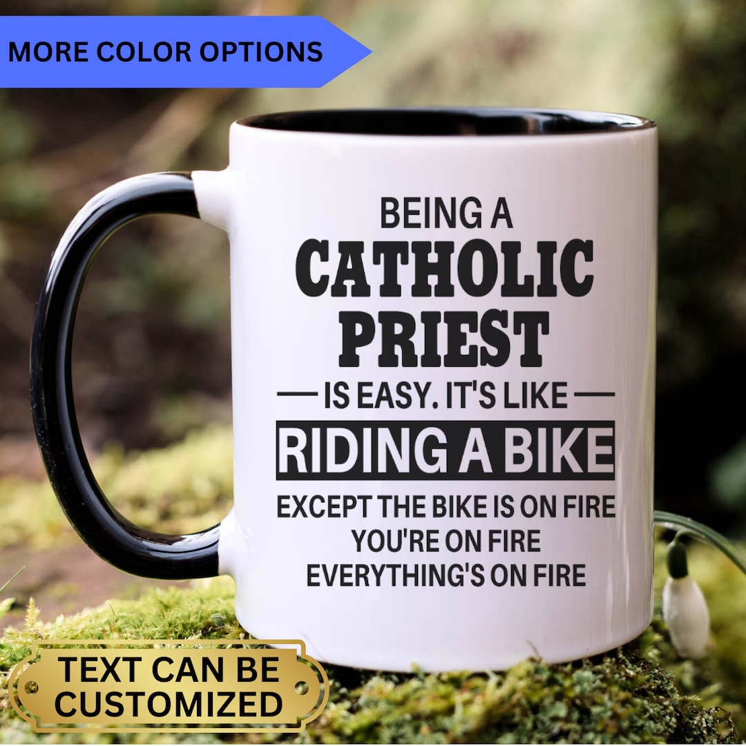 Catholic Priest Mug, Catholic Priest Gifts, Gift for Catholic Priest ...