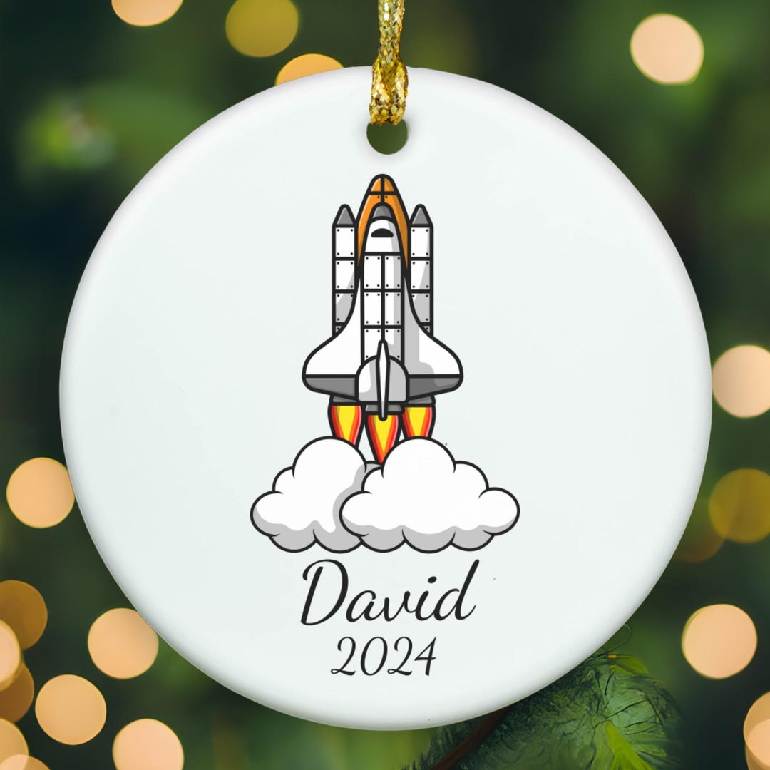 Personalized Space Shuttles Ornament, Space Shuttles Christmas Ornament ...