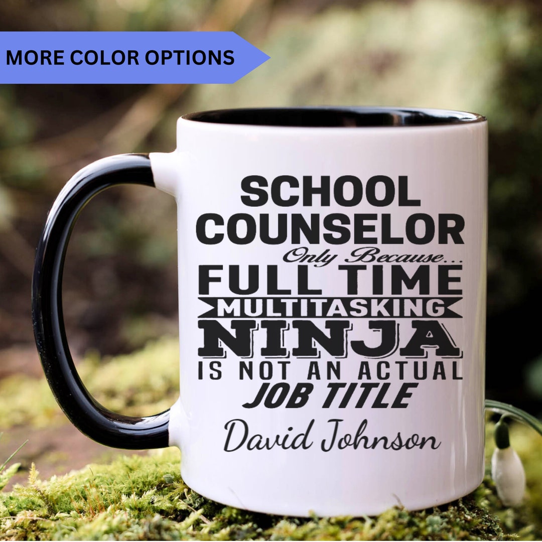 Personalized School Counselor Mug, School Counselor Gifts, Gift for ...