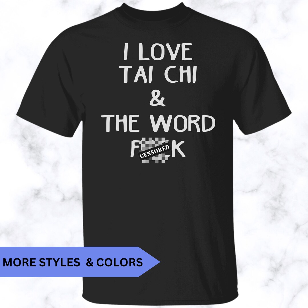 Tai Chi Shirt, Tai Chi Unisex Tee, Tai Chi Tshirt, Tai Chi T-shirt ...