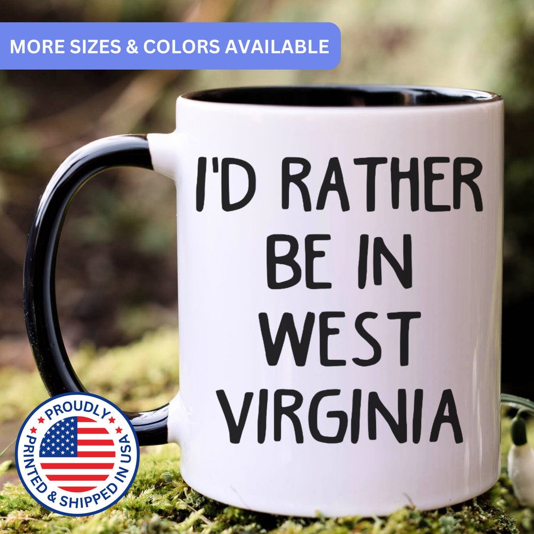 West Virginia Gift, West Virginia Mug, West Virginia Gifts, West ...